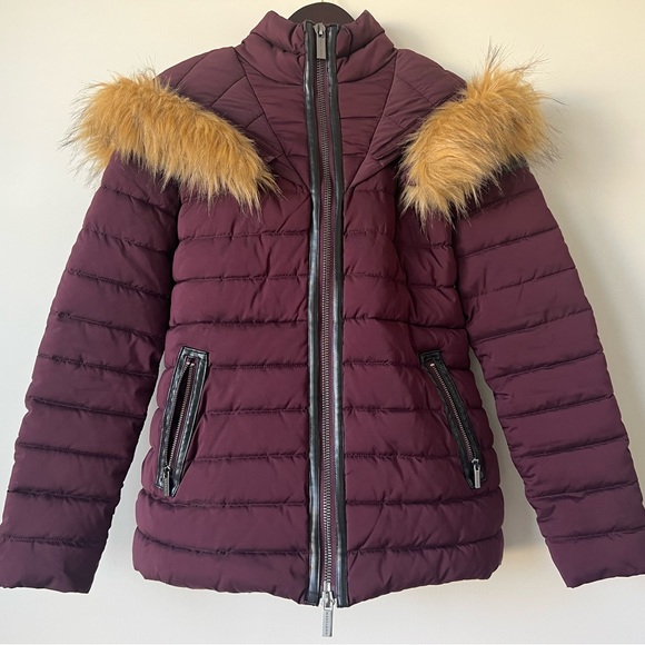 Guess by Marciano | Jackets & Coats | Guess Burgundy Parka | Poshmark